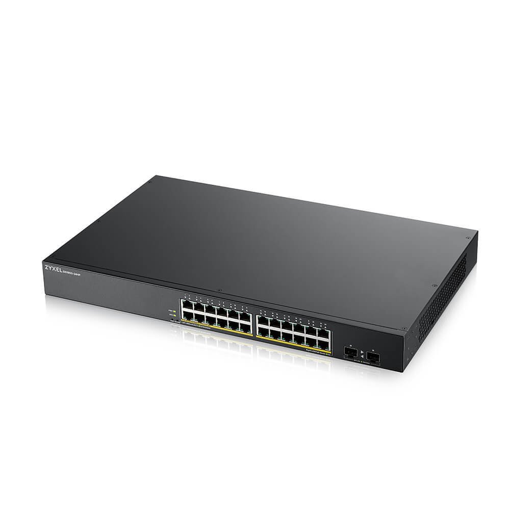 GS1900-24HP v2 24-port GbE Akıllı Yönetilebilir PoE Switch